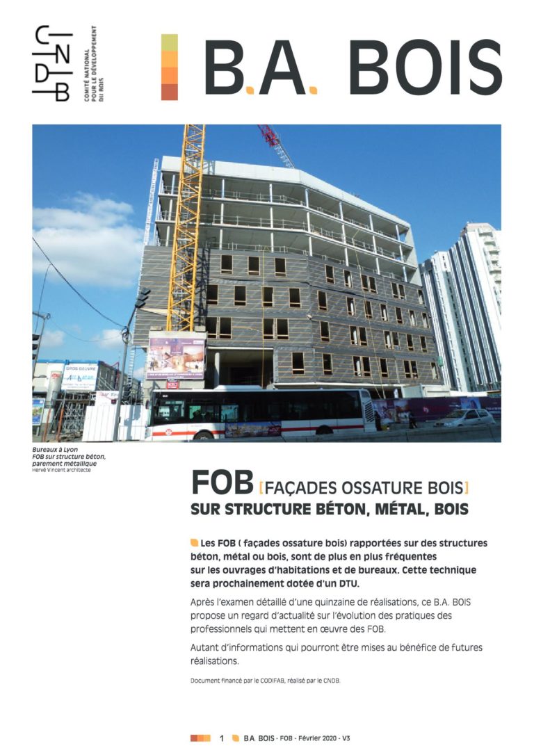 Études CODIFAB - Catalogue Bois Construction