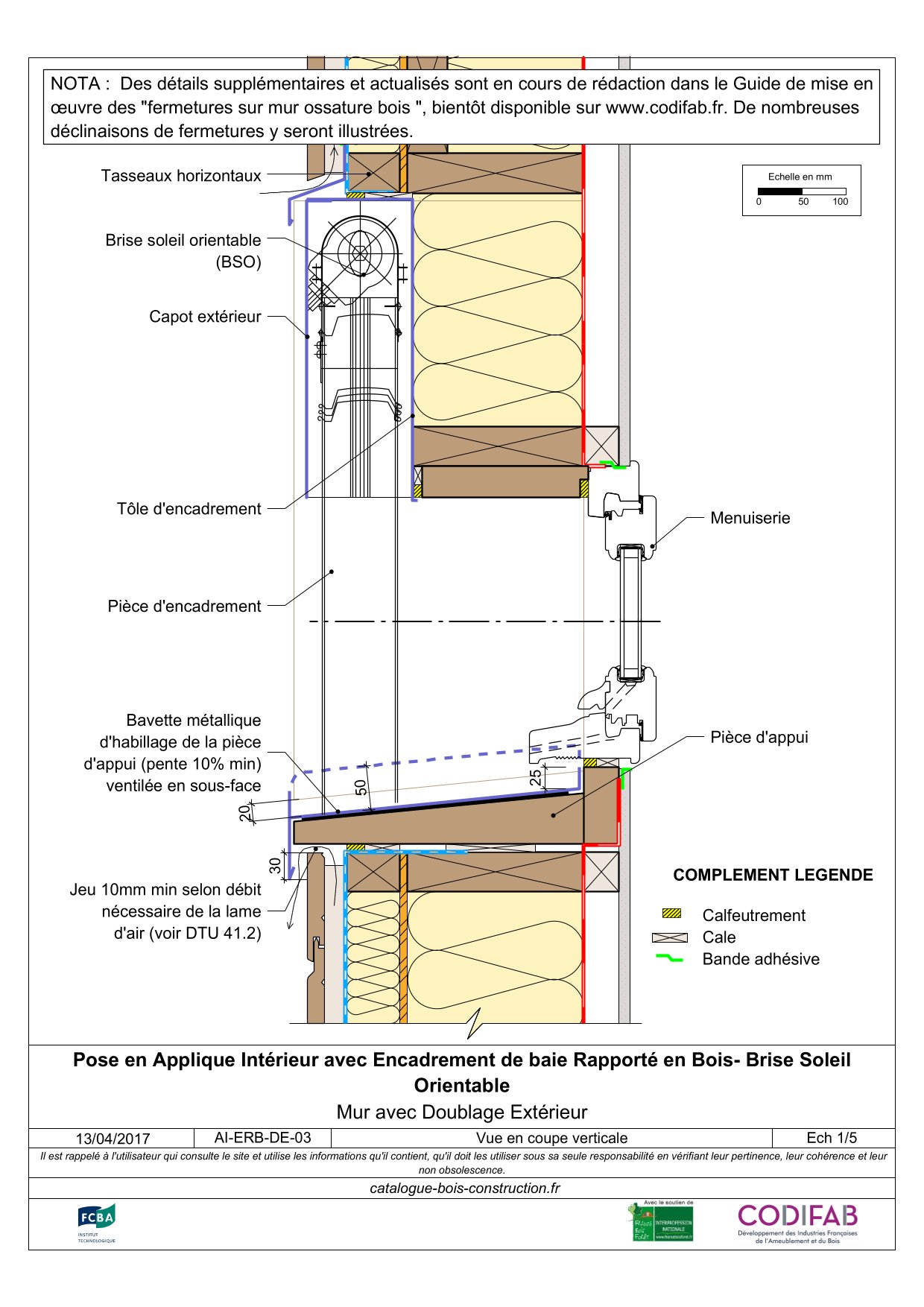 Applique intérieure - Catalogue Bois Construction