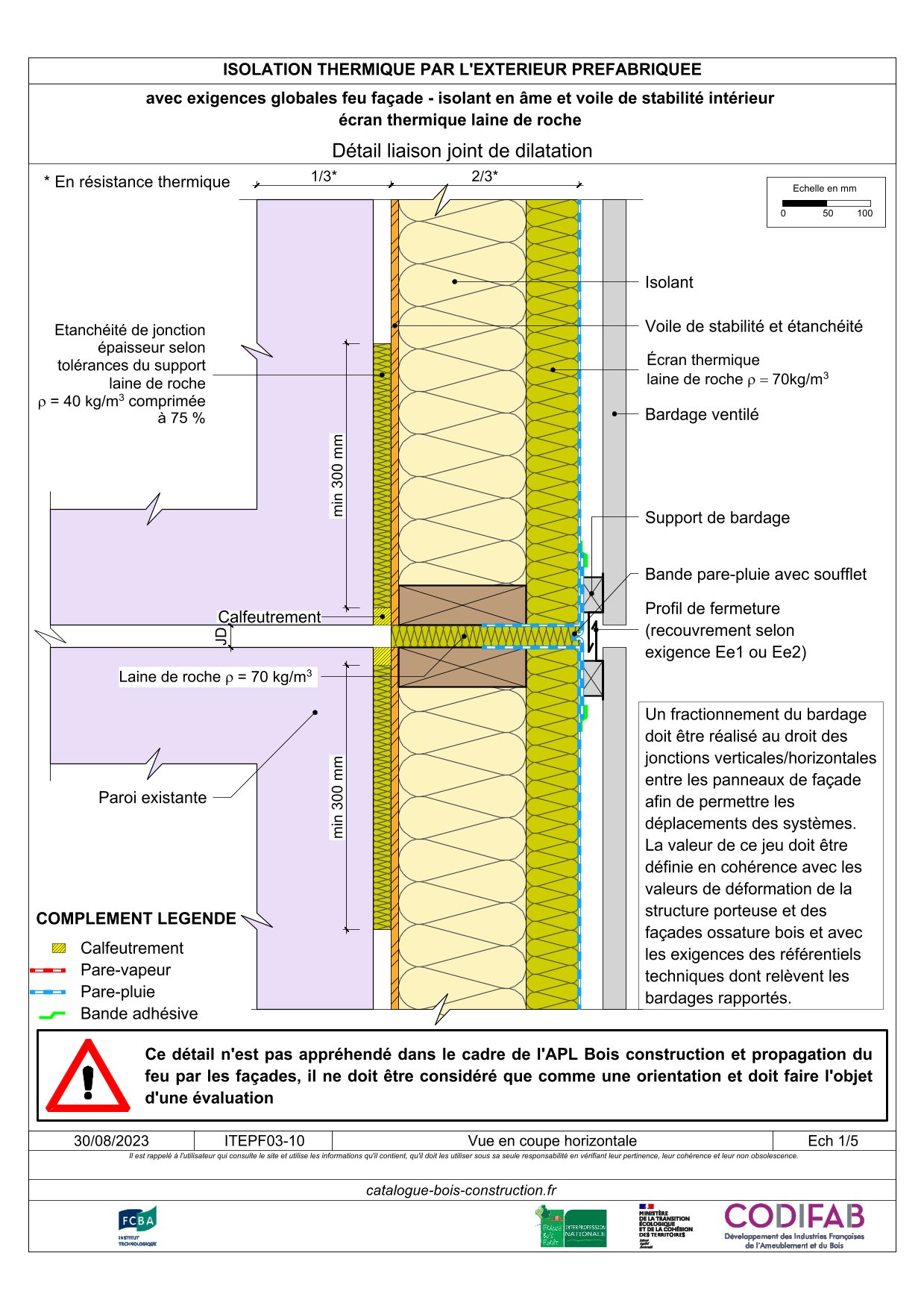 ITE préfabriquée F3 - Catalogue Bois Construction