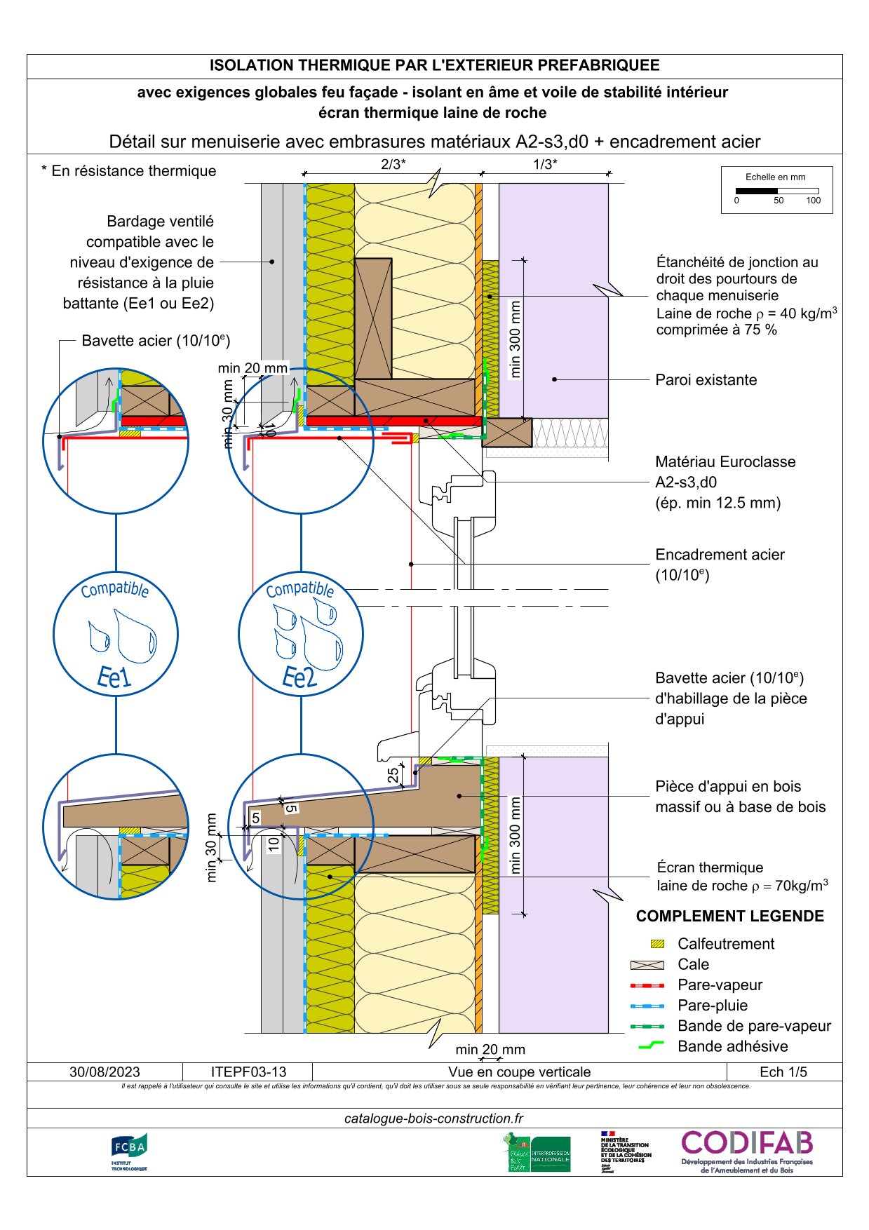 ITE préfabriquée F3 - Catalogue Bois Construction