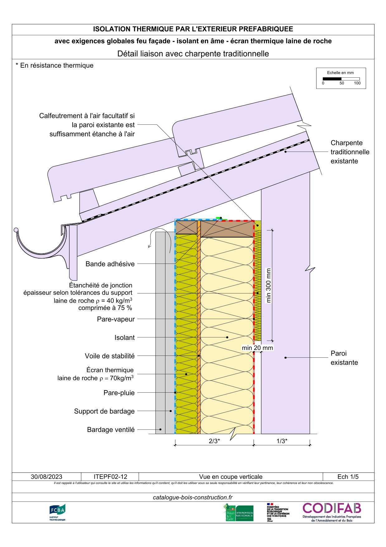 ITE préfabriquée F2 - Catalogue Bois Construction